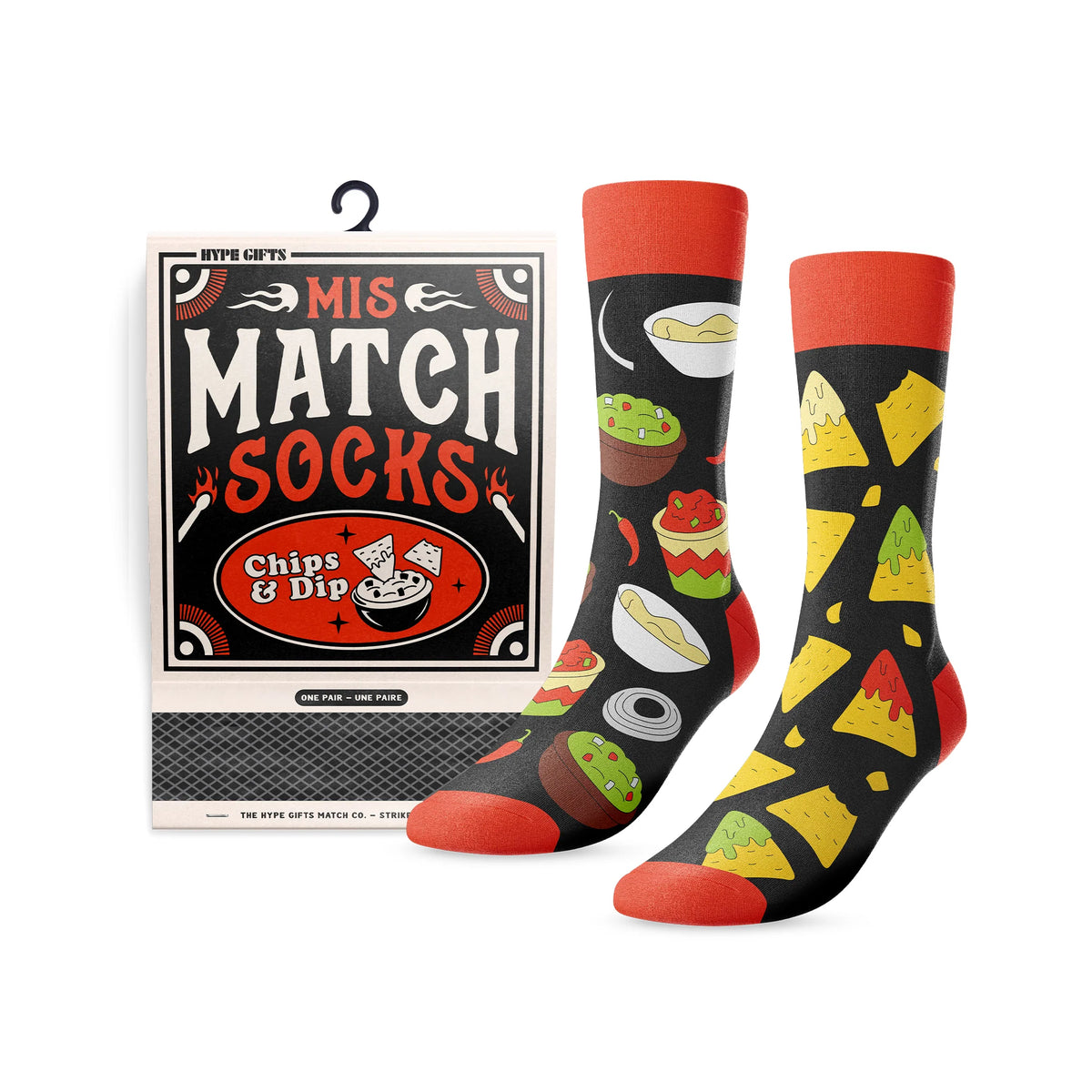 CHIPS & DIP MATCHBOOK SOCKS – Whit Kingston