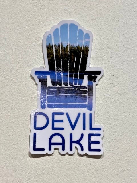 DEVIL LAKE STICKER – Whit Kingston